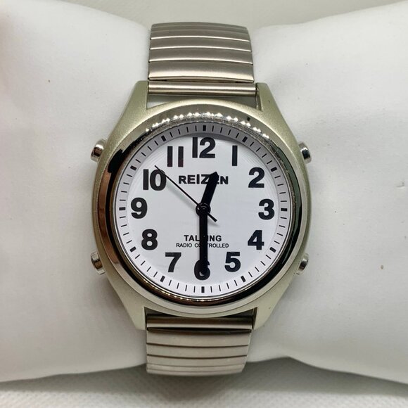 Accessories | Reizen Talking Atomic Men Watch White Face Black Numbers ...